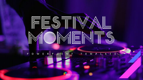 Festival Moments PowerPoint Templates for Presentation