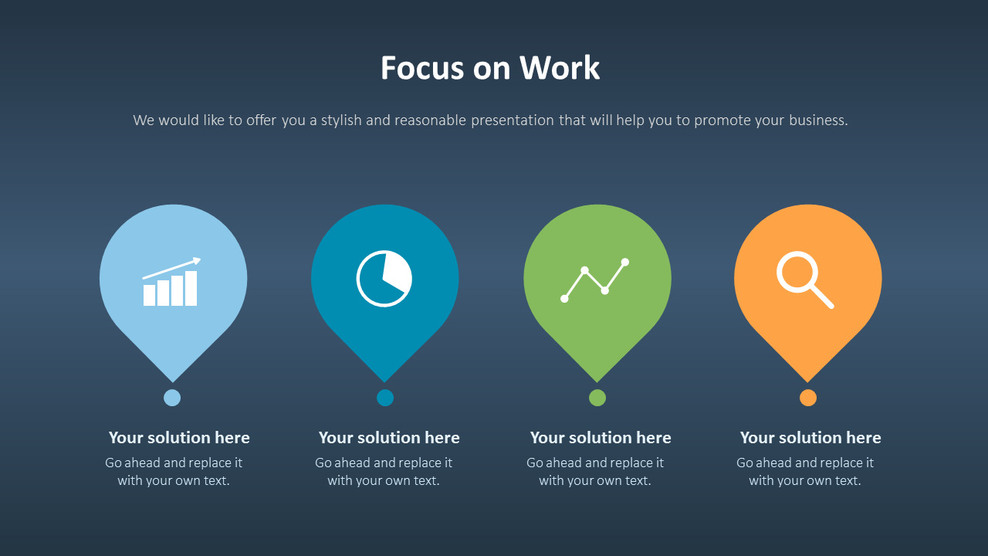 Focus on Work Slide Page
