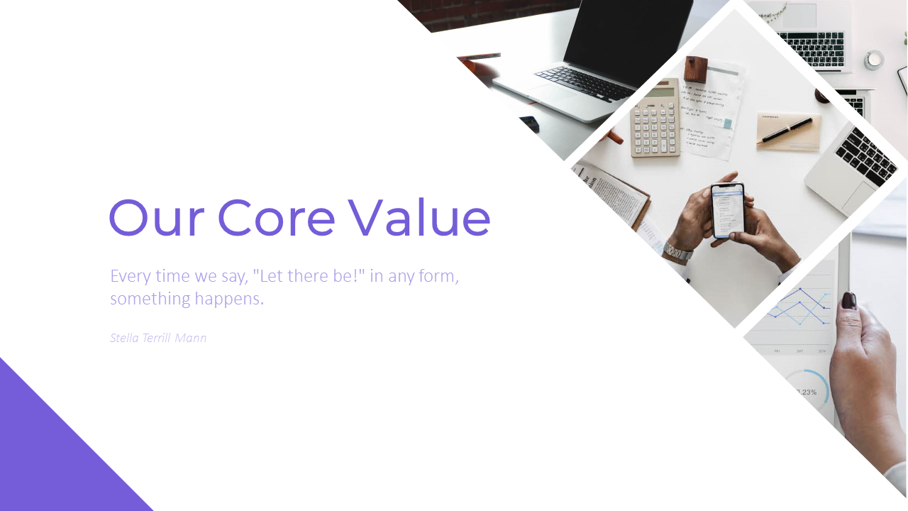 Core Values Free PowerPoint Template: Team Onboarding and Company ...