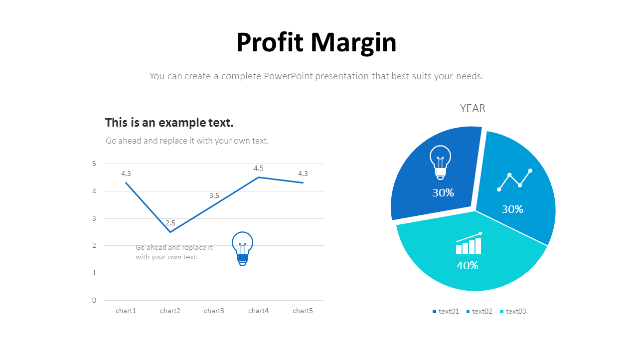 Profit Margin Simple slide