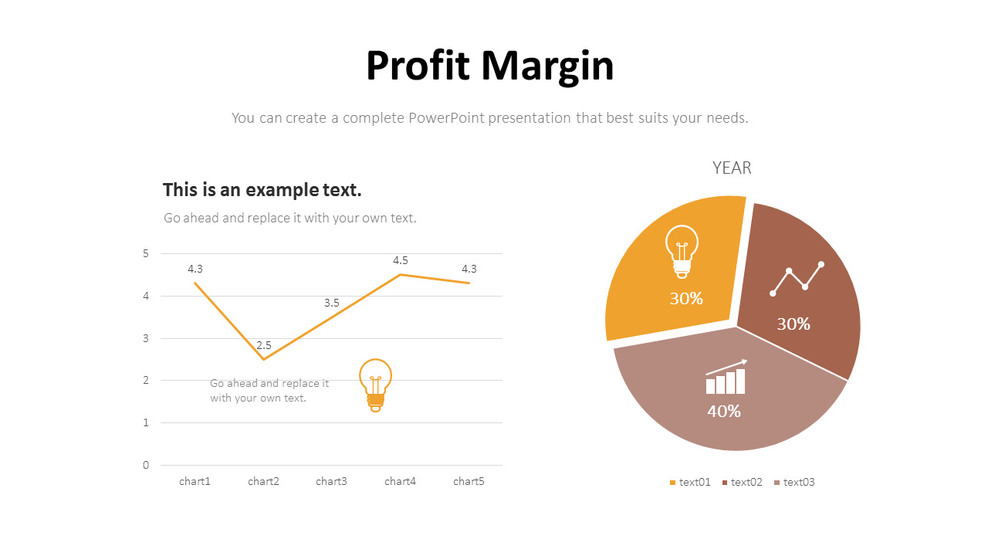 Profit Margin Simple slide