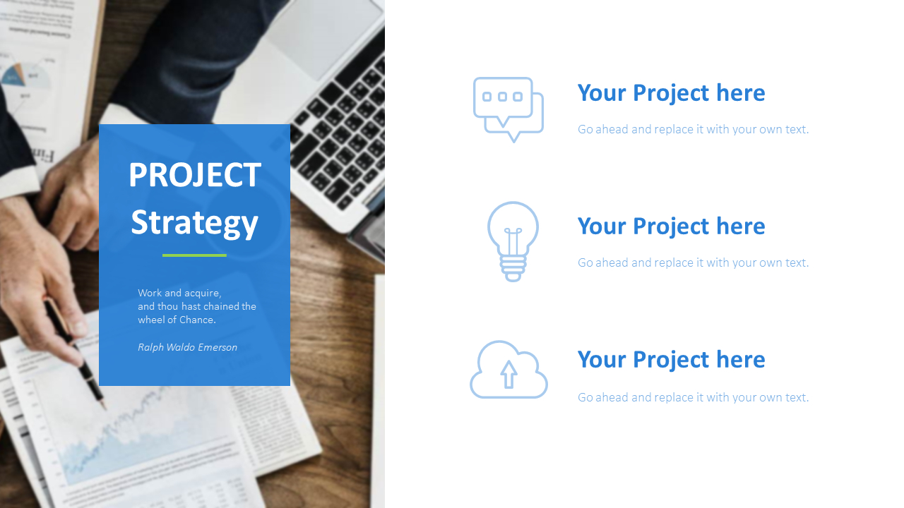 Project Strategy Presentation Slide