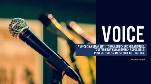 Voice|Theme Slides|Diagram