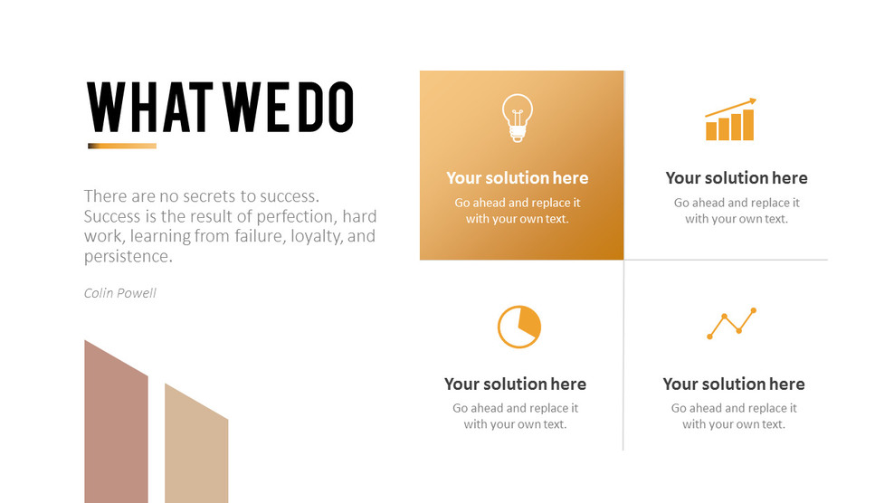 What We do Page Slide