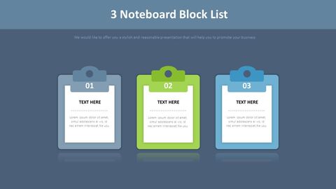 Free 3 Noteboard Block List Diagram
