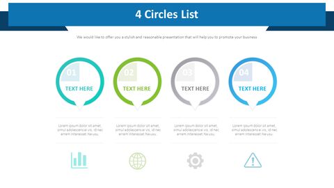 4 Circles List Diagram