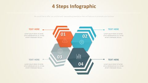 4 Steps Infographic Diagram