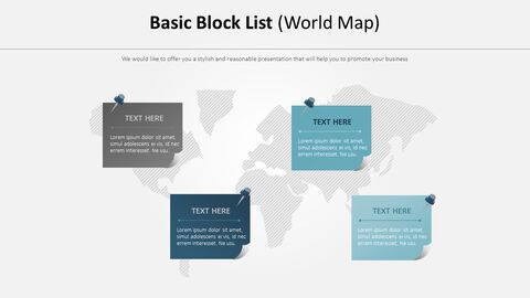 Basic Block List Diagram (World Map)