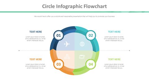 Circle Infographic Flowchart Diagram