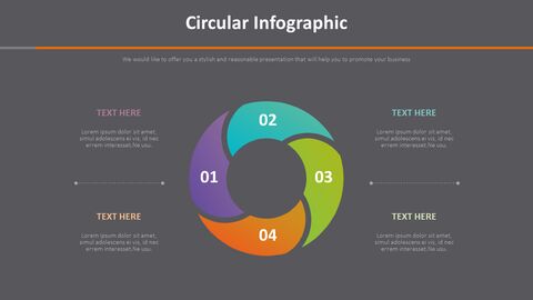 Circular Infographic Diagram|Cycle