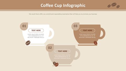 Coffee Cup Infographic Diagram