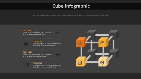 Cube Infographic Diagram|Infographics