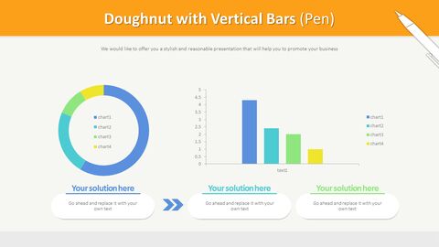 Doughnut with Vertical Bars (Pen)|Column|Chart