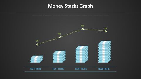 Money Stacks Graph Diagram