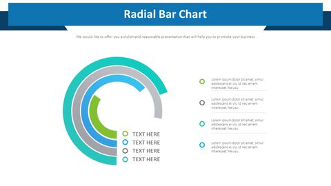Radial Bar Chart Diagram