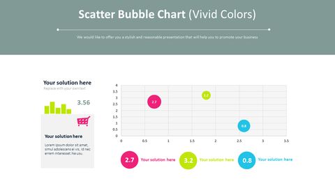 Scatter Bubble Chart (Vivid Colors)