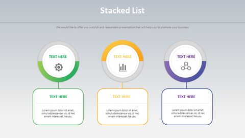 Stacked List Diagram