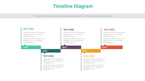 Gratis Diagrama de línea de tiempo