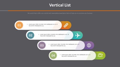 Free Vertical List Diagram|Slides