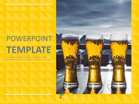 Cold Beer - Free Powerpoint Template