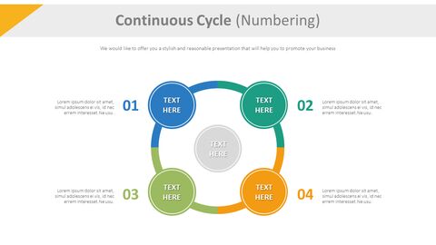 Continuous Cycle Diagram (Numbering)