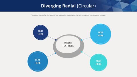 Diverging Radial Diagram (Circular)|Matrix
