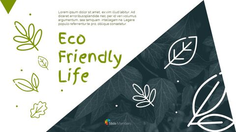 Eco Friendly Life Google Slides Templates|Nature