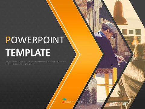 Free Powerpoint Templates Design - Old Age Time