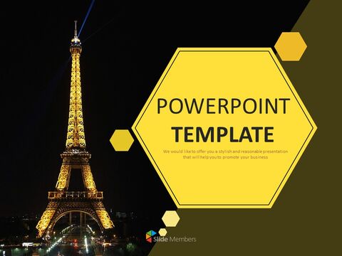 paris theme powerpoint template