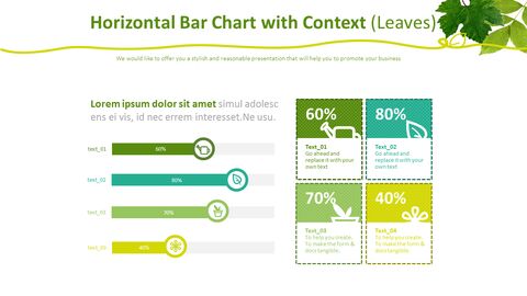 Horizontal Bar Chart with Context (Leaves)