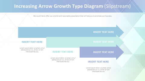 Increasing Arrow Growth Type Diagram (Slipstream)|Process