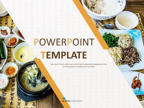 Free Korean Food Powerpoint Template Prezentr Ppt Templates