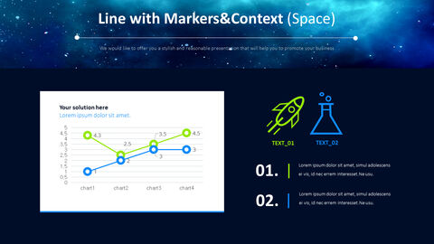 Line with Markers&Context (Space)|Chart