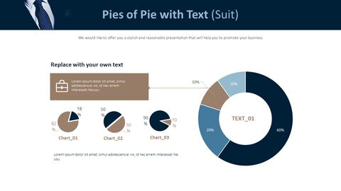 Pies of Pie with Text (Suit)