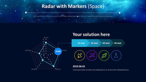 Radar with Markers (Space)|Chart