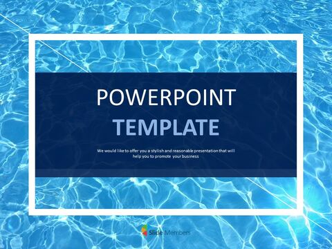 Refreshing Swim - Free PPT Template