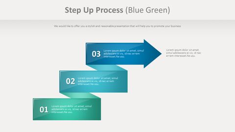 Step Up Process Diagram (Blue Green)