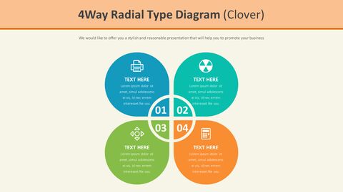 4Way Radial Type Diagram (Clover)