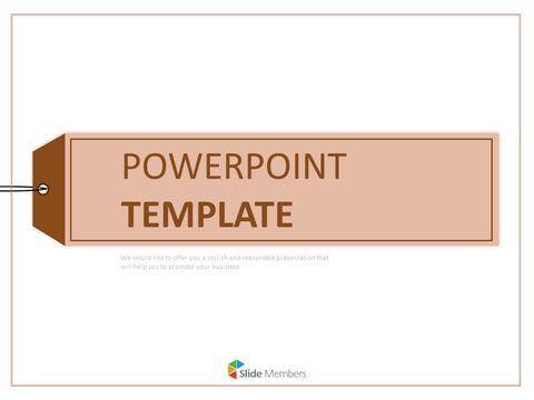 Brown Bookmark - Free Presentation Templates