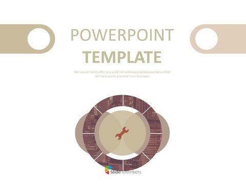 Brown Circled Roulette - Free Design Template
