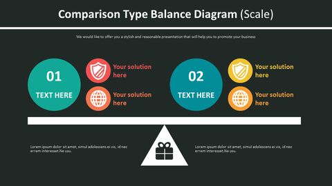 Comparison Type Balance Diagram (Scale)