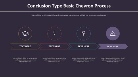 Conclusion Type Basic Chevron Process Diagram