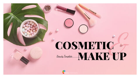 Cosmetic & Makeup PowerPoint Templates Design