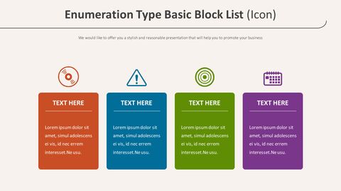 Enumeration Type Basic Block List Diagram (Icon)