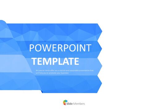 Free Design Template - Blue Straight Lines|PPT|Slides