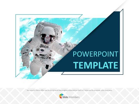 Free PPT Template - Astronaut