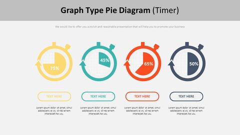 Graph Type Pie Diagram (Timer)