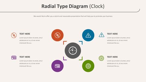 Radial Type Diagram (Clock)
