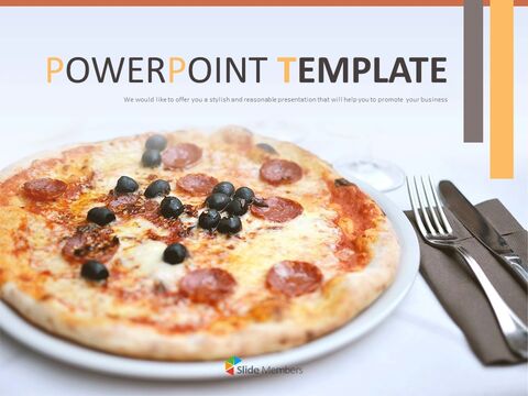 A Freshly Baked PizzA - Free Template Design|PPT|Slides
