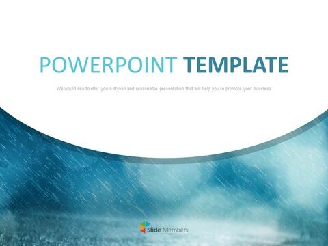 Rain Powerpoint Background